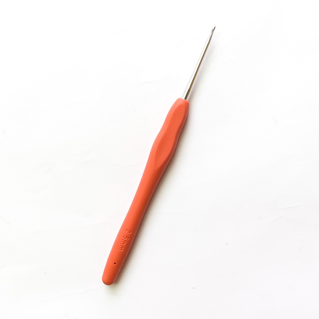 Ergonomic Colorful Crochet Hook Hooks with Rubber / SIlicon Silicone ...
