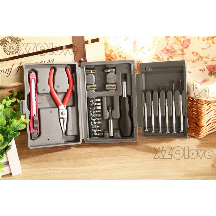 24 Pcs Tool Set Home Repair Tool Kit Electronic Instruments Watch ...