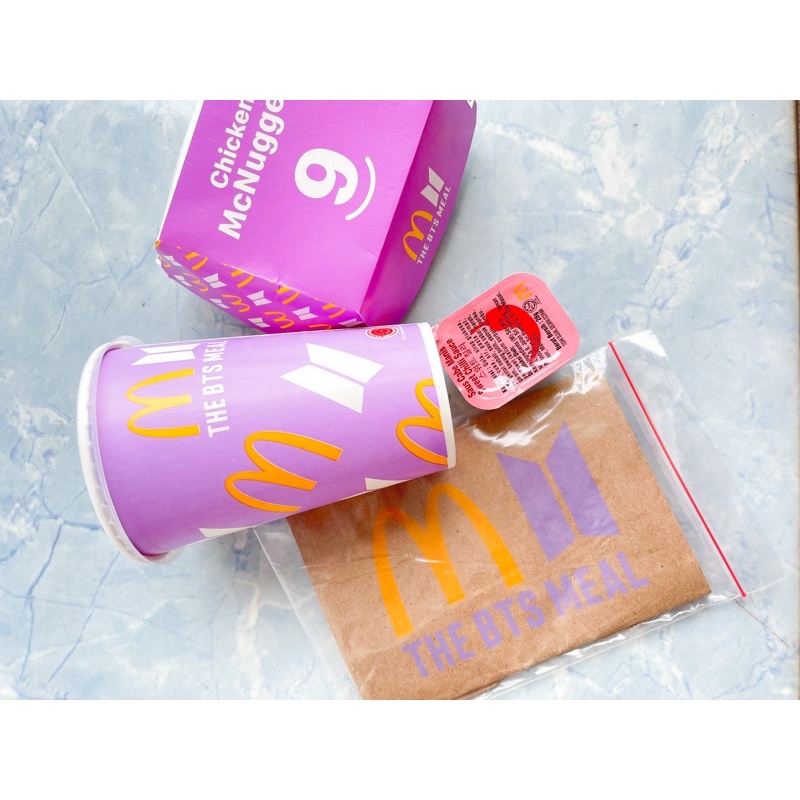 Bts X MCD MEAL PACKAGING (-Sauce cajun) | Shopee Philippines