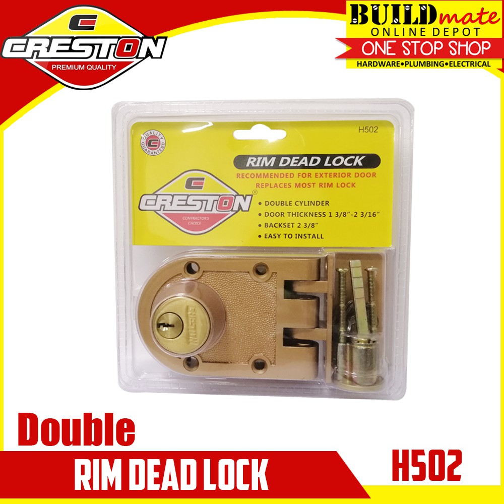 CRESTON Double Rim Dead Lock H502 | Shopee Philippines