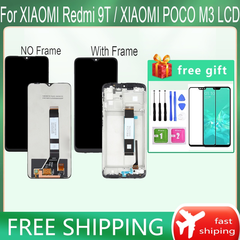 Original For Redmi 9T/ XIAOMI POCO M3/Redmi 9 Power LCD Display Screen ...