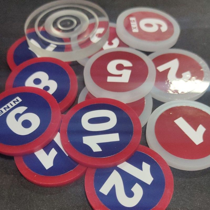 Pool Chips / Pitcha - ( Classic Retro ) PREMIUM Fiber - Acrylic Picha ...