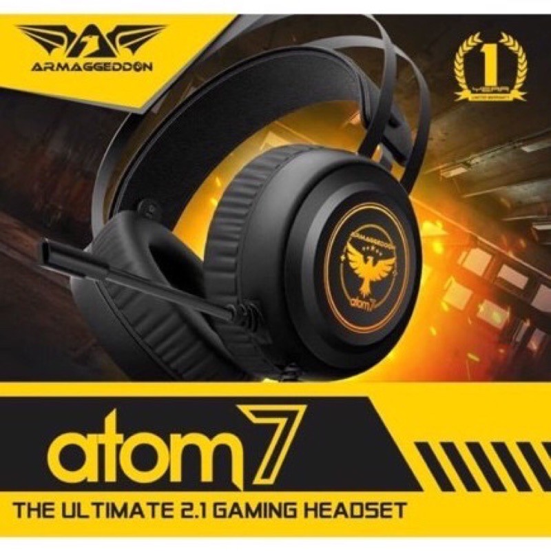 Armaggeddon 2.1 Gaming Headset Atom 7 [Original] | Shopee Philippines