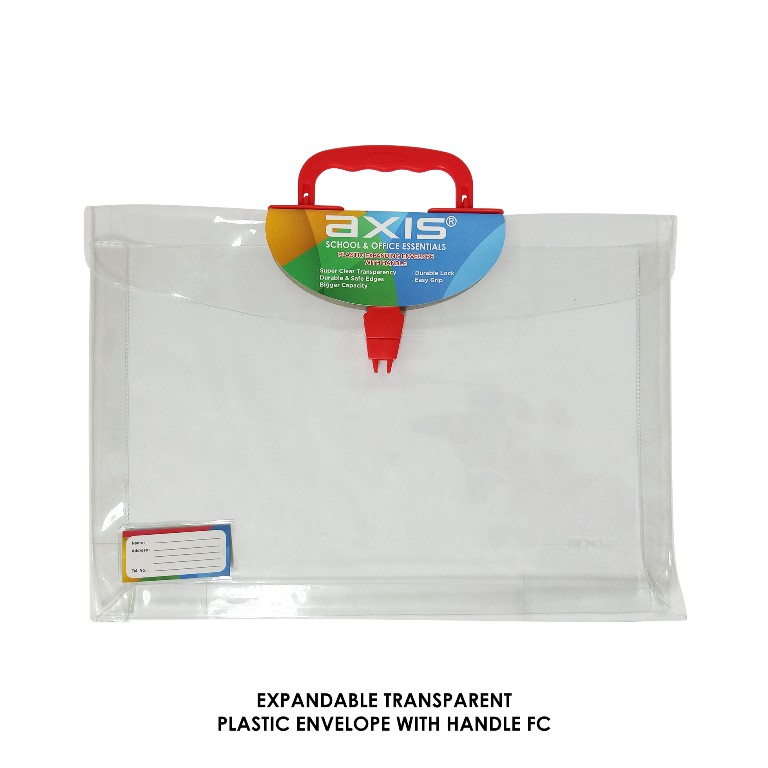 Transparent Plastic Expandable Envelope Long with Handle AX-PEH001 ...