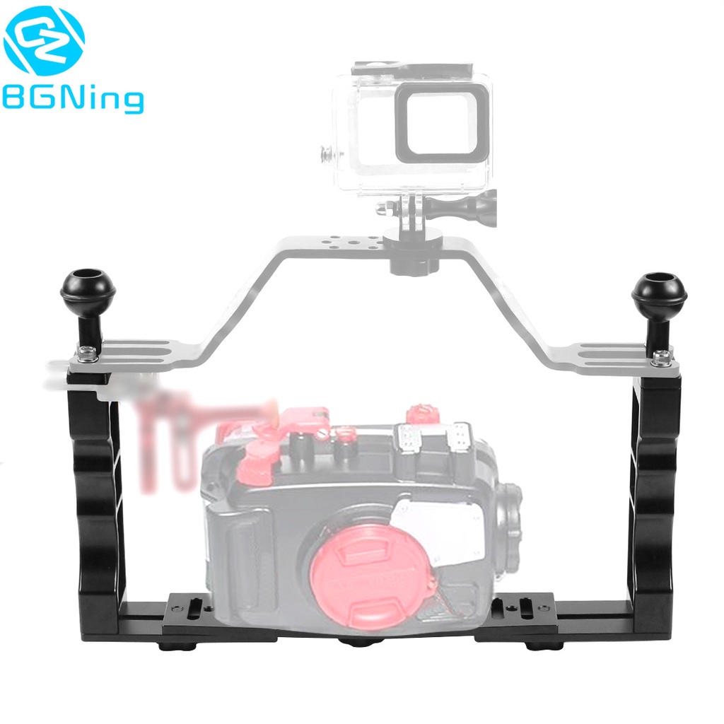 New Handle Aluminium Alloy Tray Stabilizer Rig for Underwater Camera ...