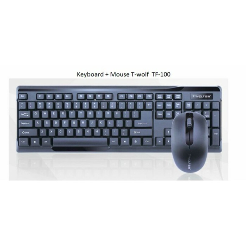 Thunder Wolf TF100 Gaming Wireless Keyboard and Mouse Set | Shopee ...