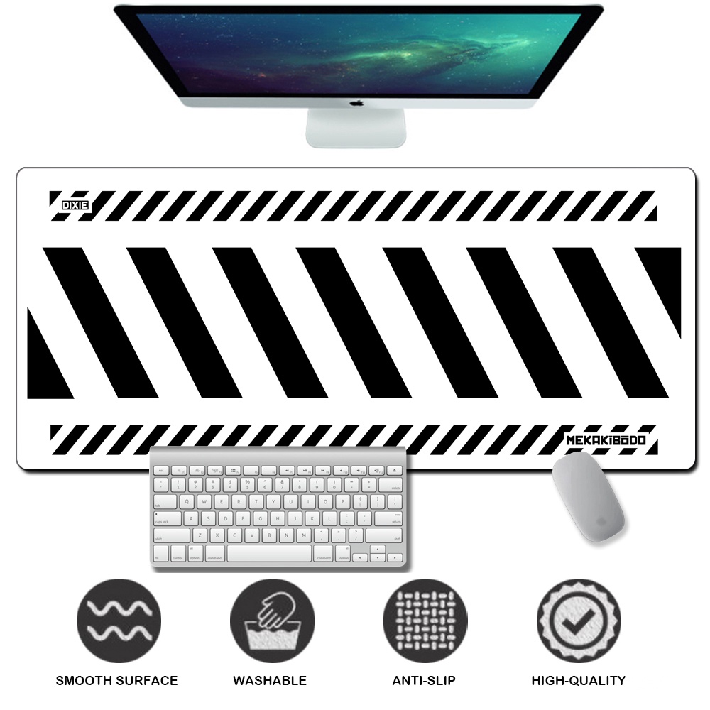 DIXIE MECH/OMNITYPE Gaming Mouse Pad MousePads white Large Extended ...