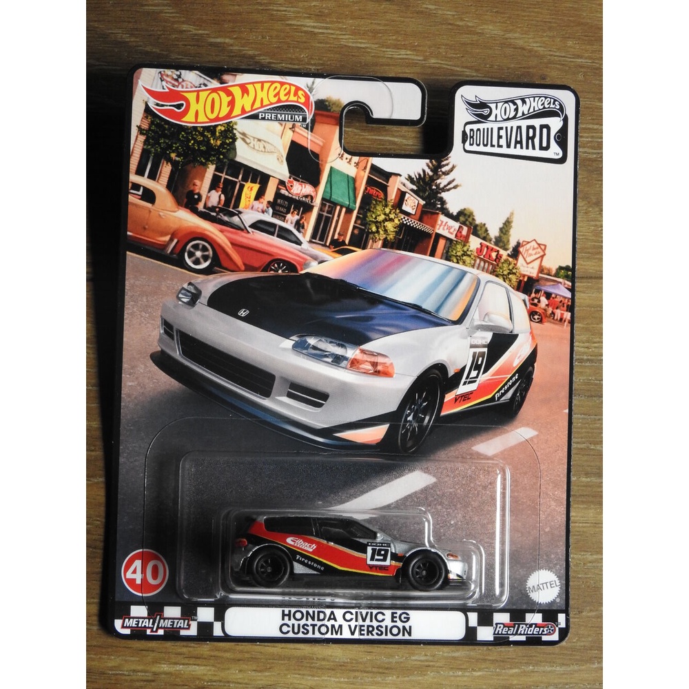 | Honda CIVIC EG CUSTOM VERSION SILVER Diecast Hot Wheels Boulevard H ...
