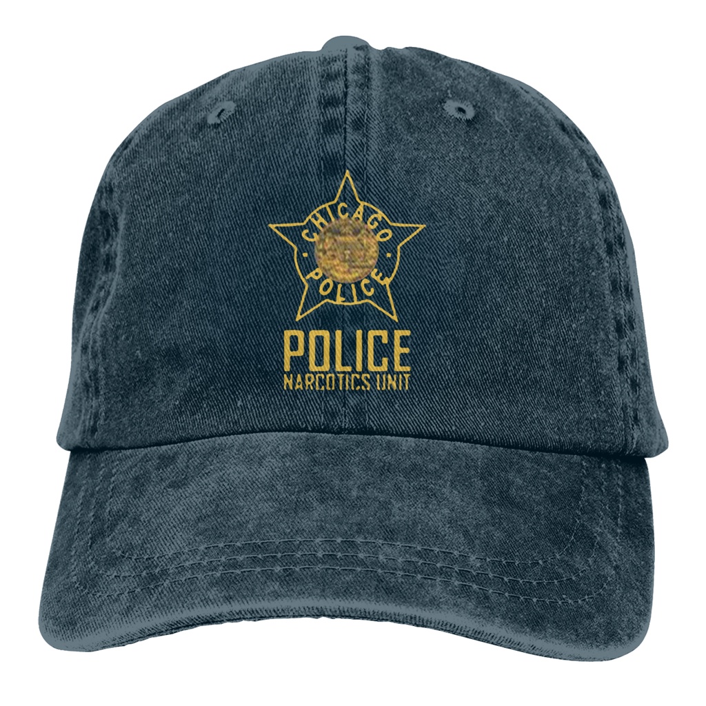 HNBN Full Size And Ready Stock Cotton Caps Chicago Police Narcotics ...