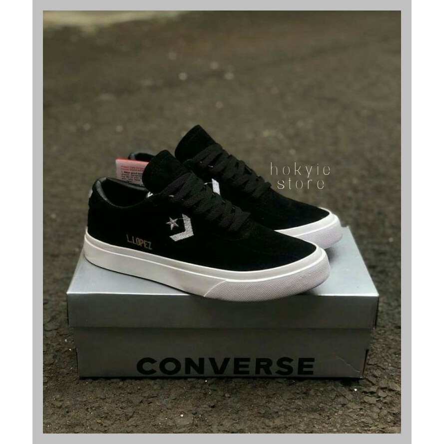 Converse L LOPEZ BLACK,NAVY,GREY | Shopee Philippines