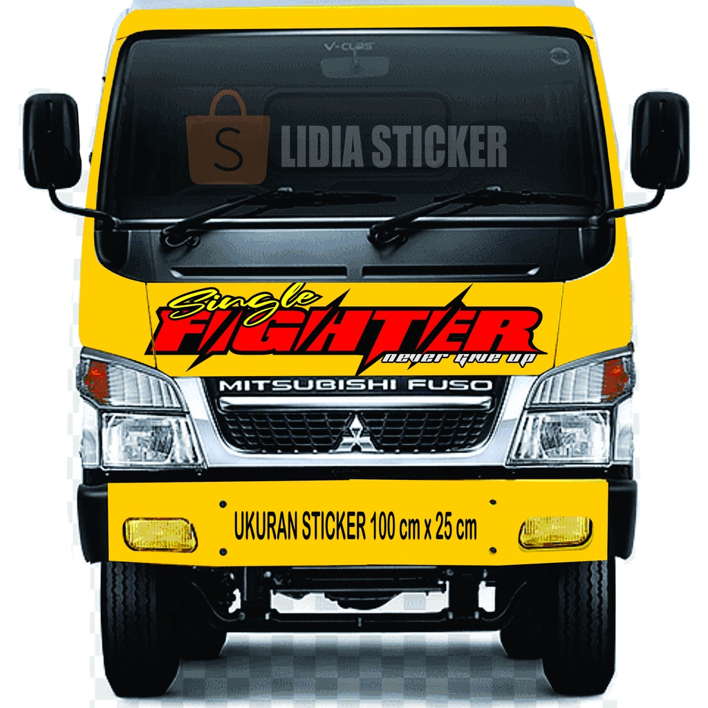 Single FIGHTER CANTER CABIN Truck Sticker | Shopee Philippines