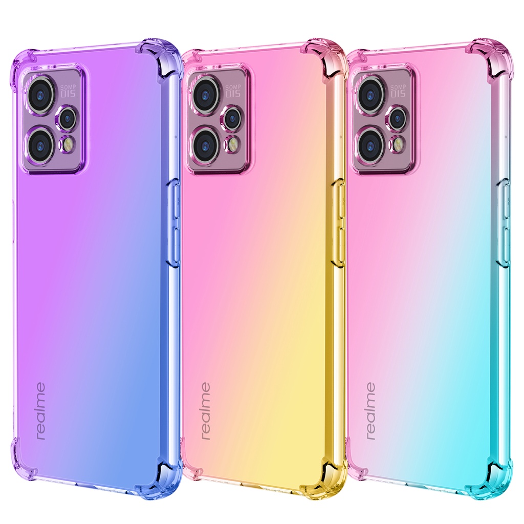 Realme 9 Pro+ 8 Pro C11 C3 realme8 Colorful Gradient Super Shockproof ...
