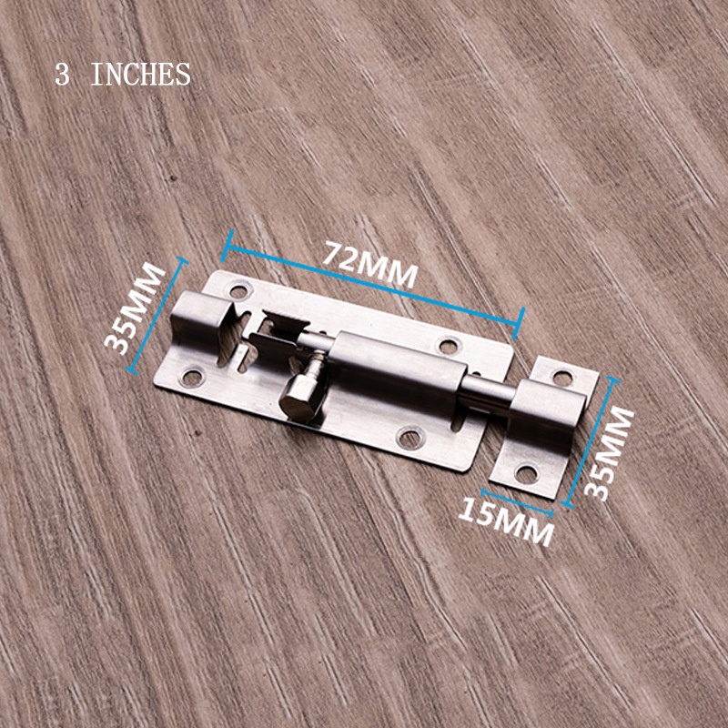 Stainless Steel Door Latch&Bolts Toggle Barrel Bolt Latch Padlock Clasp ...