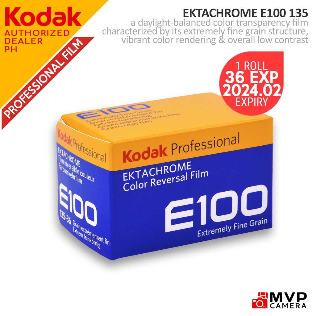 KODAK Ektachrome E100 Professional 135 35mm Color Reversal Film E-6 ...