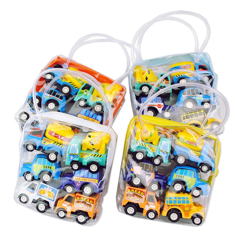 6 Pieces Pull Back Cartoons Mini Cars Racing Toys best Gift For ...