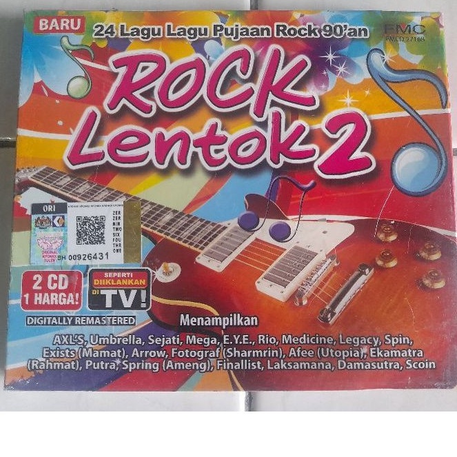 (CD) Rock LENTOK 2-24 Songs ROVK Song 90S. (2 Cds) | Shopee Philippines
