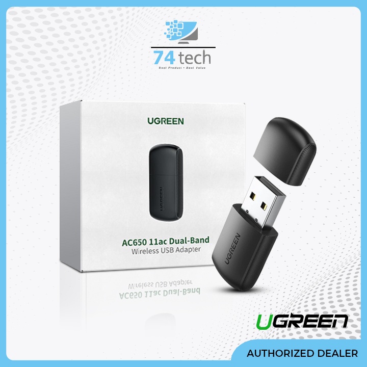 Ugreen CM448 - 20204 AC650 11AC Dual Band Wireless USB Adapter | Shopee ...