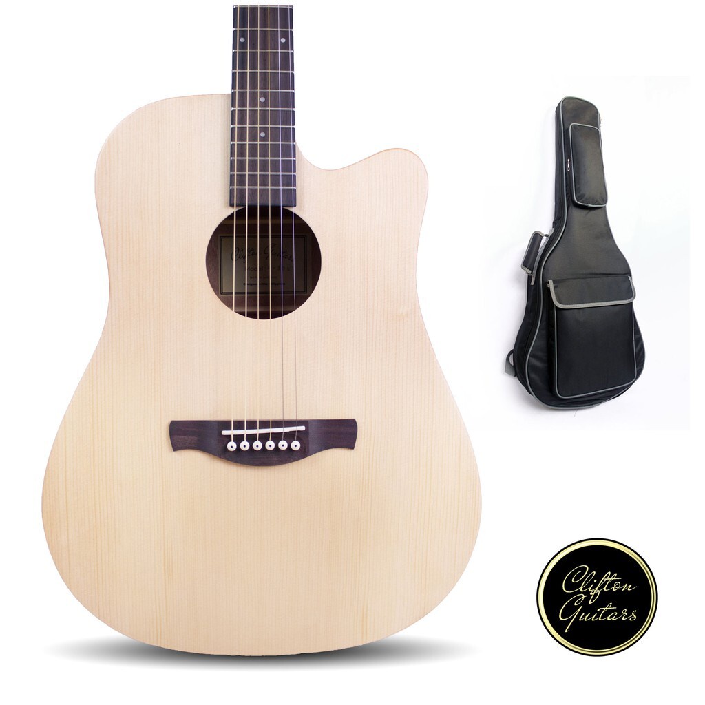 Clifton A Series A1 Solid Spruce Top Dreadnought Guitar No Frills, Just ...