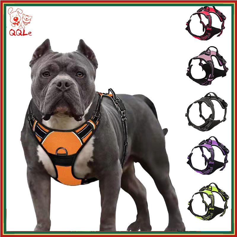 [QQ Le] Pet Leash Dog Chest Strap Explosion-Proof Vest Reflective ...