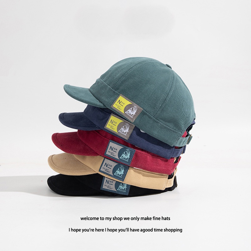 NEW baseball cap short vintage cap for men korean cap for women fedora ...