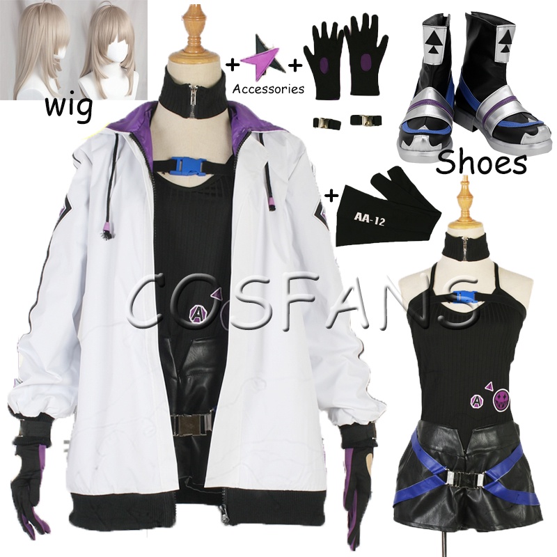 Tailored size Anime Girls Frontline Cosplay AA12 Cos Halloween Party ...