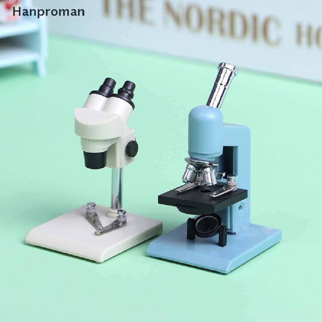 Hanproman> 1:12 Dollhouse Miniature Microscope Equipment Model ...