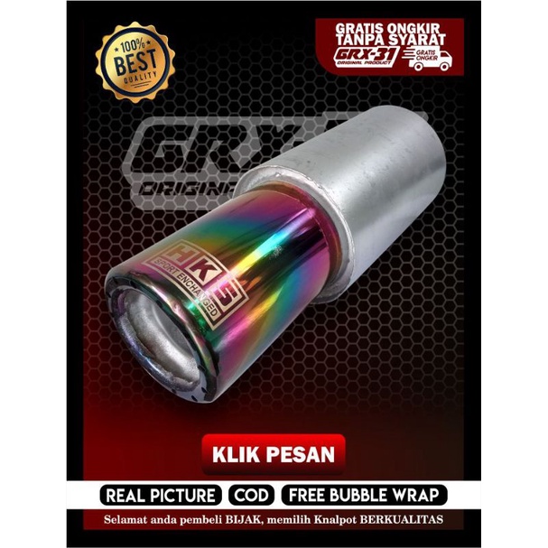 Hks Gronel Car Exhaust Stainless Steel Tip Rainbow Inlet 2"Inch | Can ...