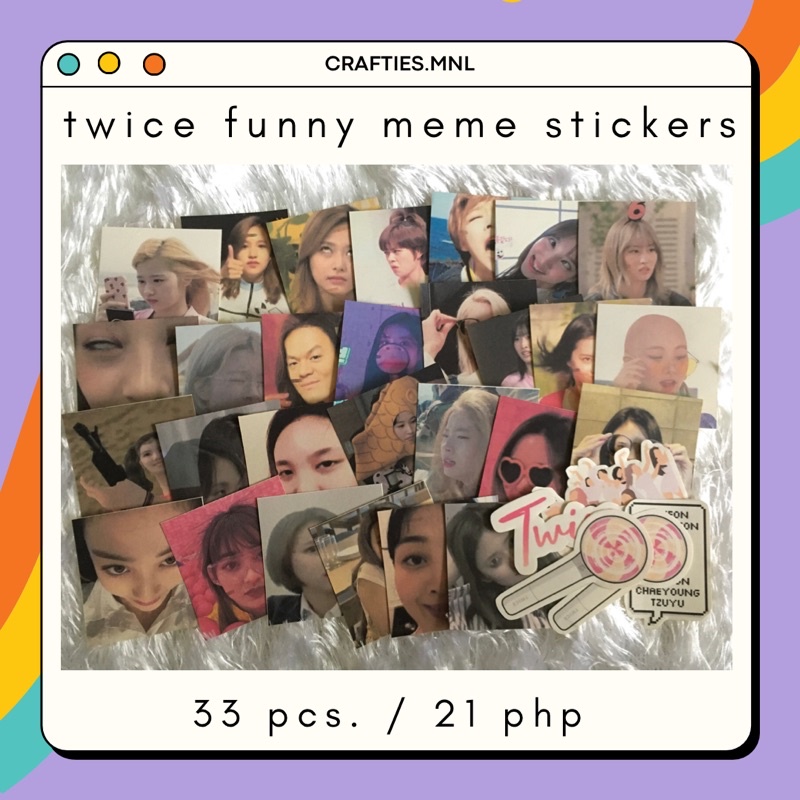 twice meme stickers | crafties.mnl | Shopee Philippines