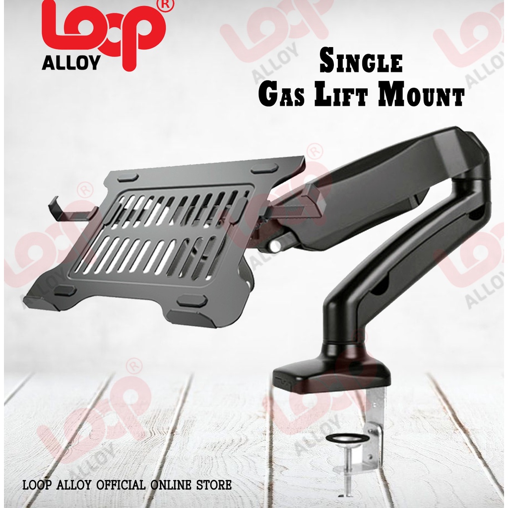 Single Gaslift Laptop Mount - Loop ALLOY Monitor Bracket | Shopee ...