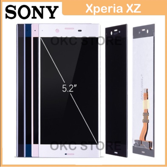 Original For SONY Xperia XZ LCD Display Touch Screen Digitizer Full Set Assembly F8331 F8332 LCD ...