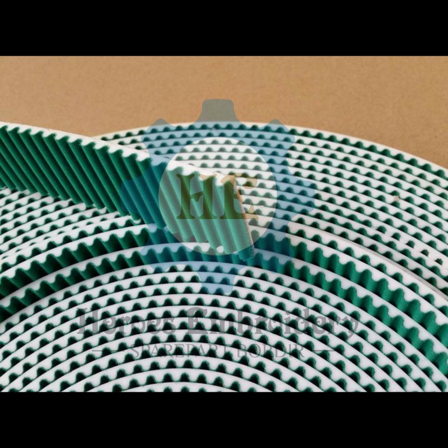 MESIN Computer EMBROIDERY MACHINE TIMING BELT PER METER SIZE 3 - 5 CM ...