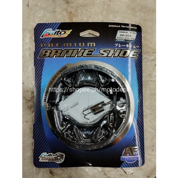 FAITO BRAKE SHOE for MIO SPORTY / SOUL / AEROX / M3 / SOUL i 125 ...