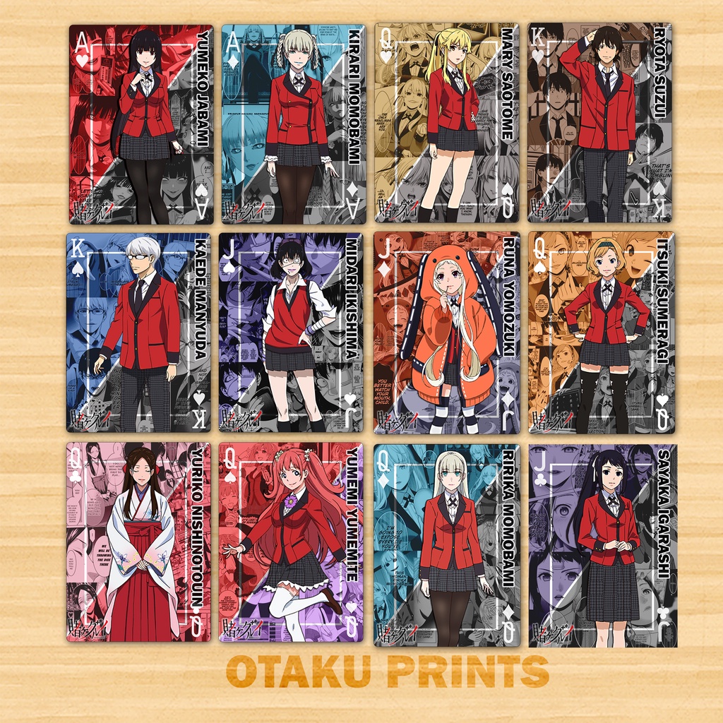 Kakegurui Photocard - [SOLD PER SET] | Shopee Philippines