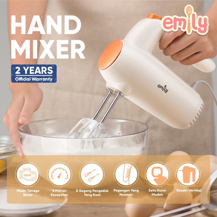 Emily Hand Mixer / Electric Multifunctional Hand Mixer | Shopee Philippines