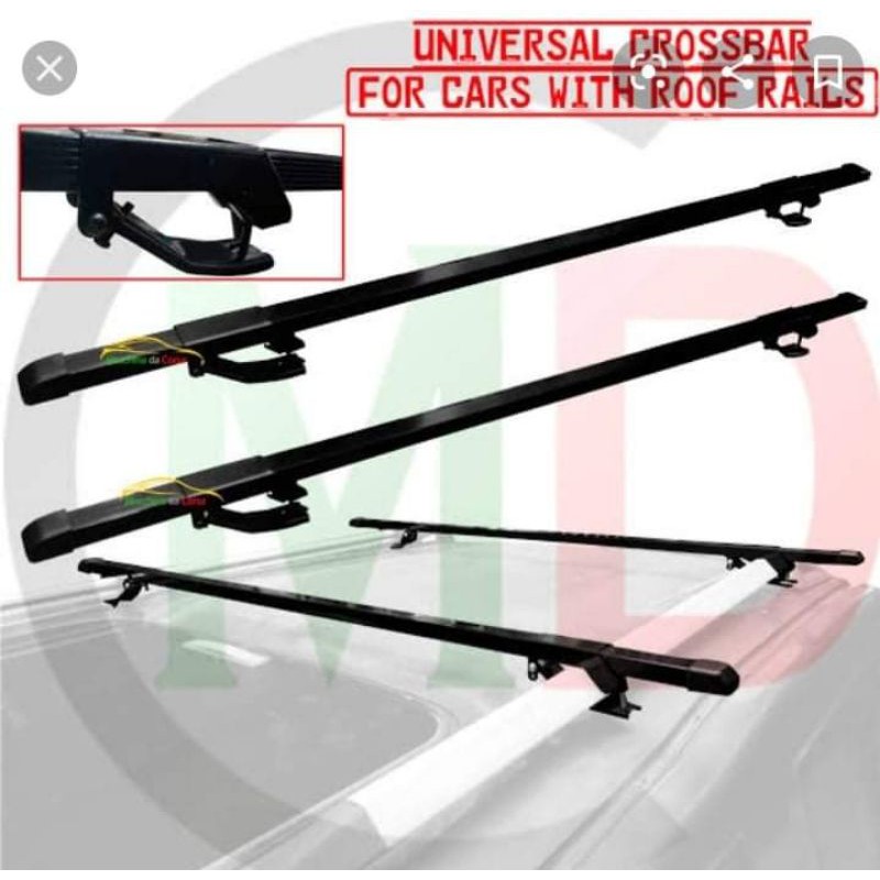 Ski rack C-clamp type to rails crossbars / standard crossbar | Shopee ...