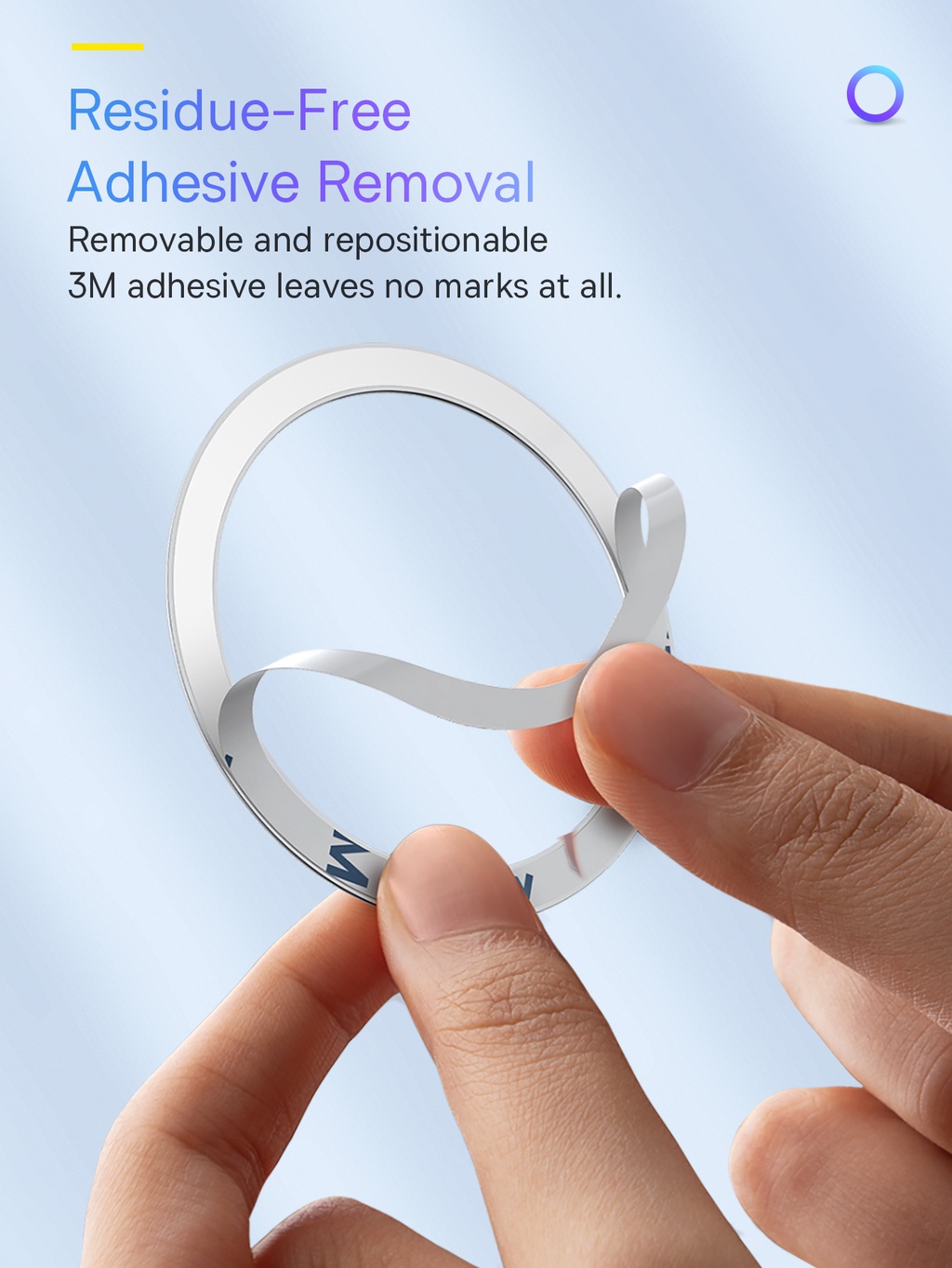 Baseus Magnetic Sticker For Wireless Charger Metal Plate Ring For ...