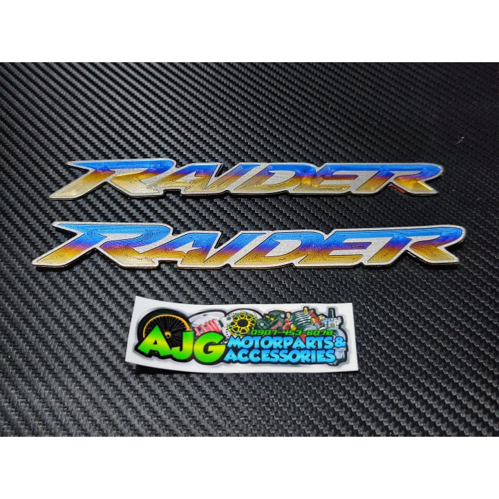 Titanium Emblem set for Raider 150 FI / Carb | Shopee Philippines