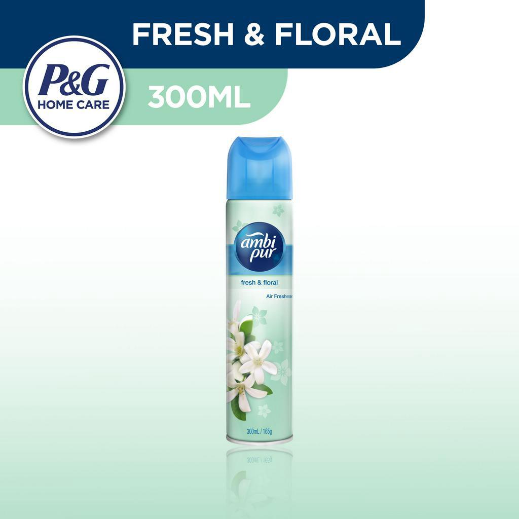 Ambi Pur Air Freshener Fresh & Cool Fresh & Floral Fresh & Light 300ml Aerosol Spray | Shopee ...