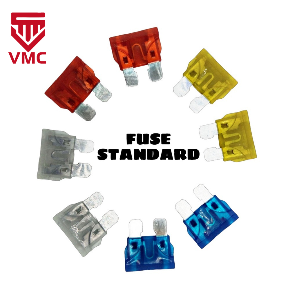 VMC MOTORCYCLE 1PC FLAT BLADE FUSE 10A/15A/20A/25A | Shopee Philippines