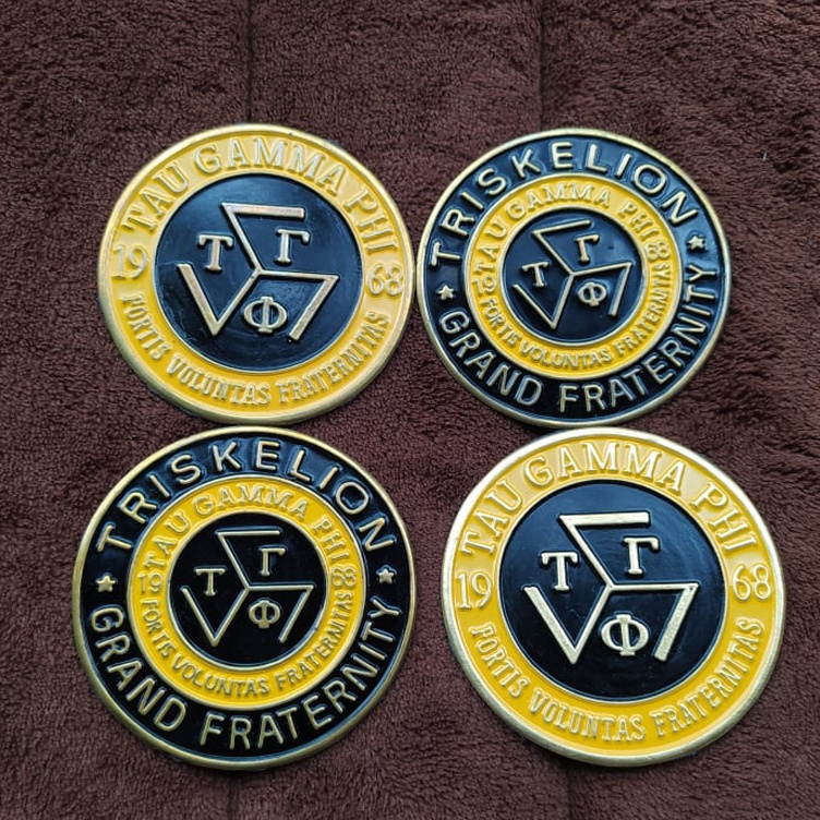 Triskelion Tau Gamma Phi Car Motorcycle MC Emblem 3inches Metal MC Car ...