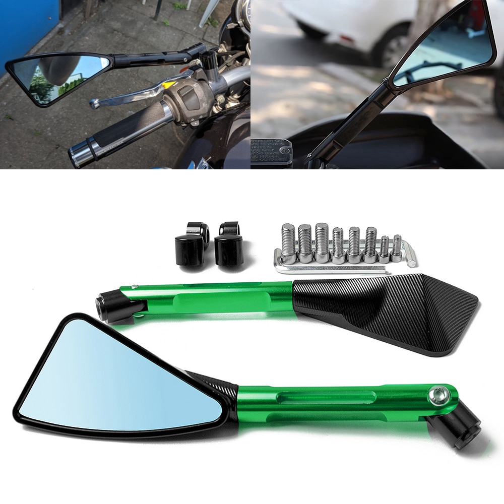 For Kawasaki Z650 Z750 Z800 Z900 Z1000 Universal Motorcycle Rearview ...