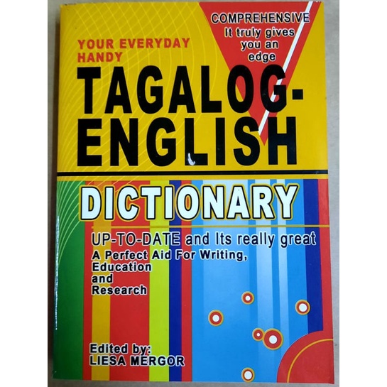 Tagalog-English BIG Dictionary | Shopee Philippines