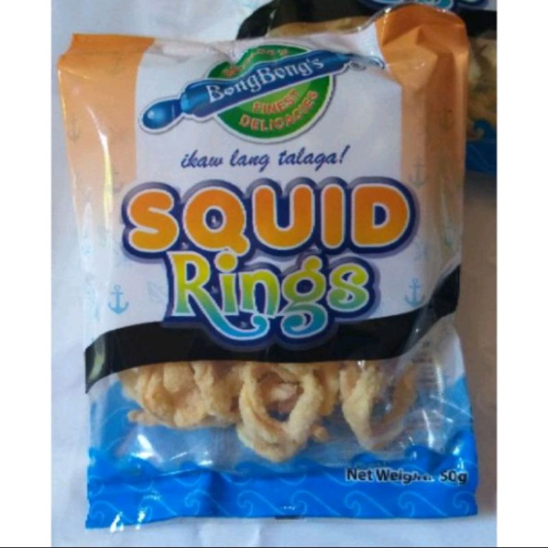 BONGBONGS squid rings, 100g/50g | Shopee Philippines