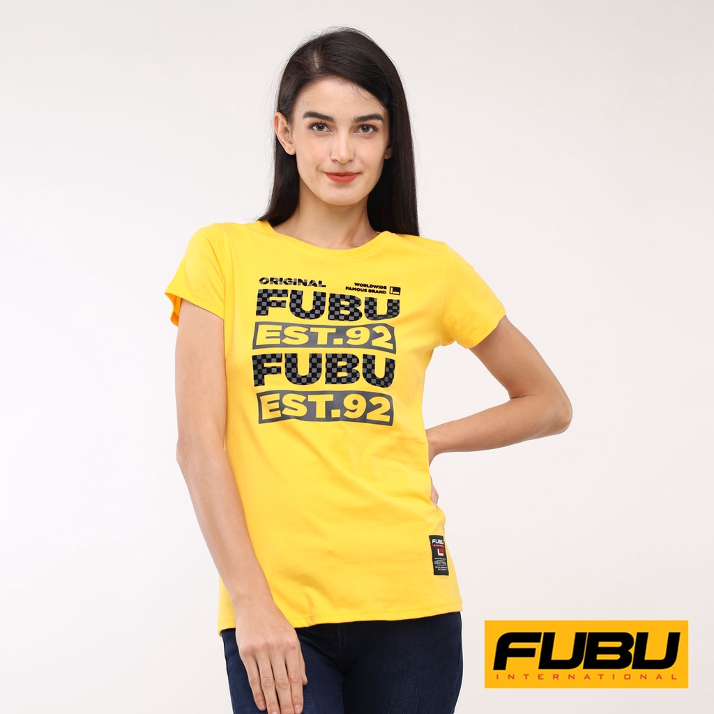 Fubu Girls Roundneck Jersey Knits Short Sleeve QOT01-0002 (S.Yellow ...