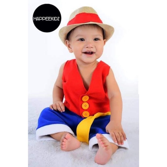 one piece monkey d luffy costume for baby and kids / for Halloween ...