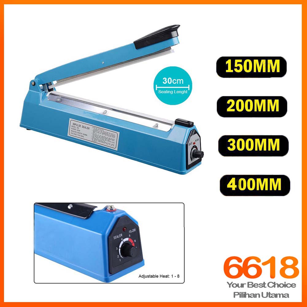 MESIN Lamination Plastic Bag Sealing Heat Sealing Machine Impulse Heat ...