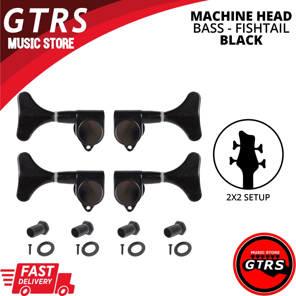 Bass Guitar Machine Head - Fish Tail Type for Jazz Bass and Precision ...
