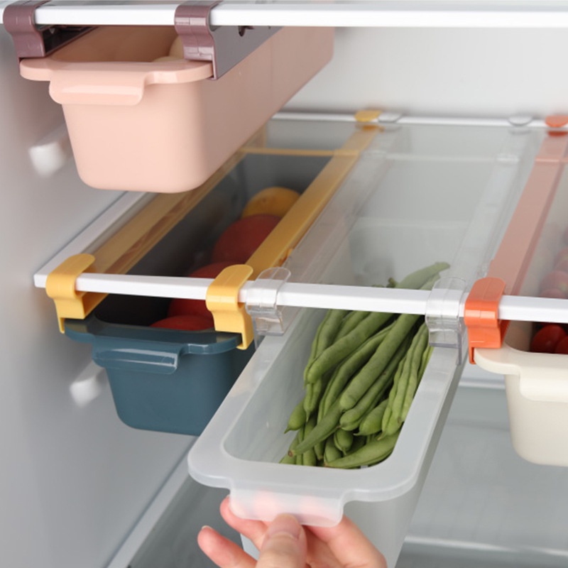 Dailyhome Fridge Ref Drawer Rack Organizer Refrigerator Pull out Food ...