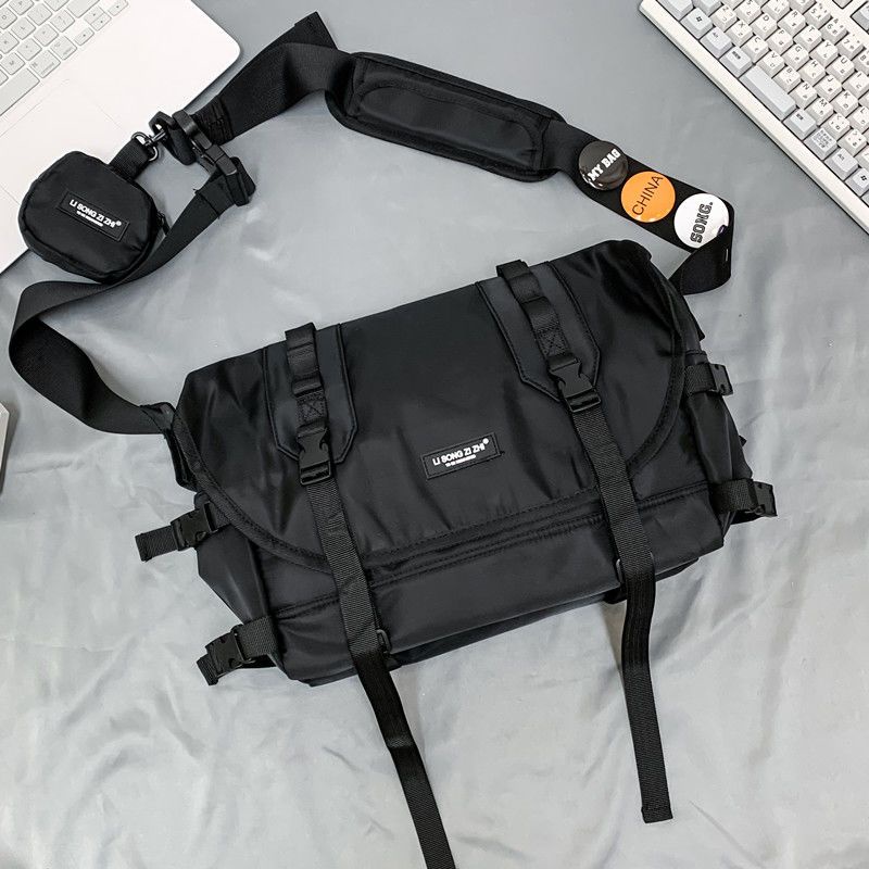 COD 】 Fashion Bag Multi-Pocket Large Capacity Messenger Japanese Cross ...