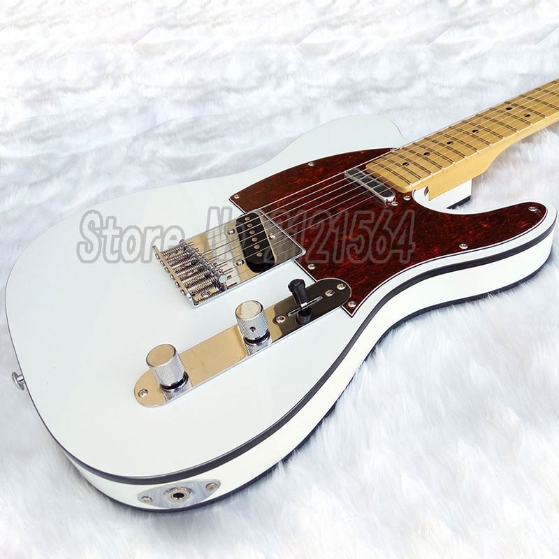 White Telecaster Fender Electric Guitar, Canada Graph Tech Nut,Daddario ...